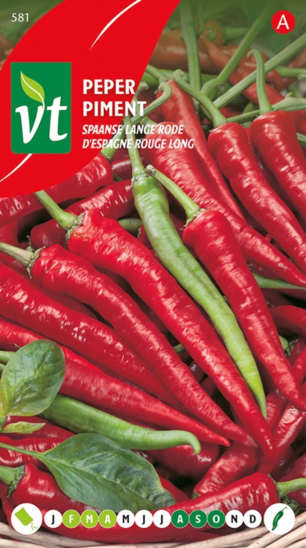 catalogus detail - Peper - Spaanse lange rode
